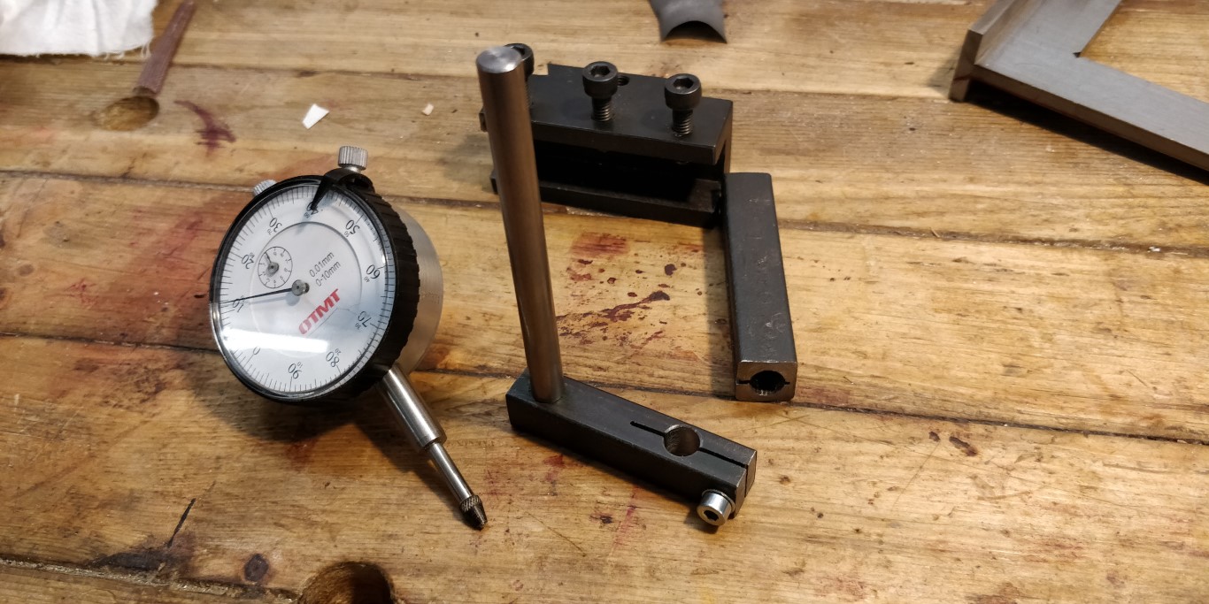 2 in 1 dial indicator Bracket - HomemadeTools.net