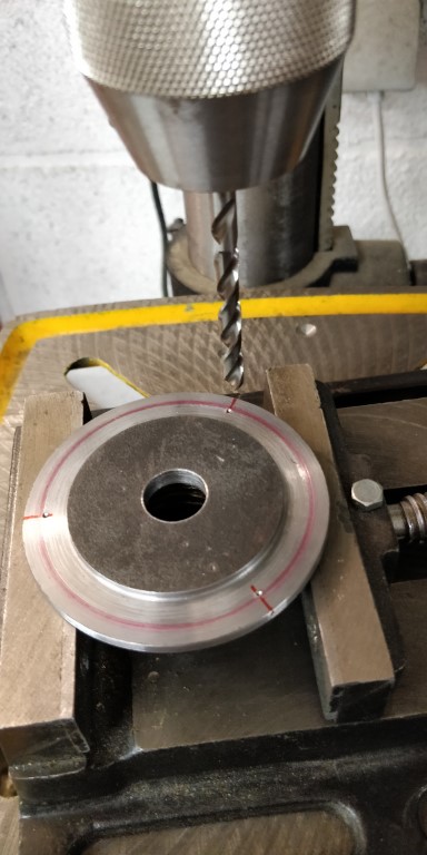 Precision metal chuck faceplate for a wood lathe - HomemadeTools.net