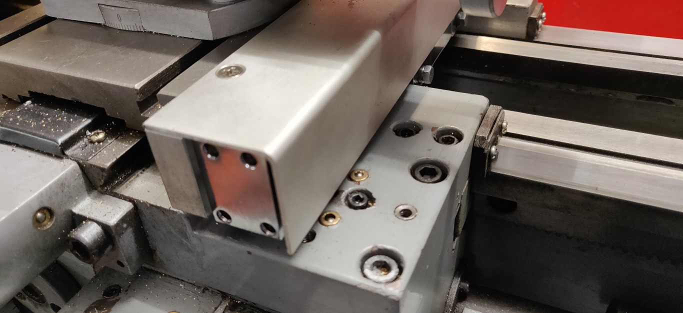 Lathe Cross slide glass scale DRO installation