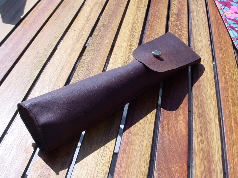 Faux leather cases for my tools - HomemadeTools.net